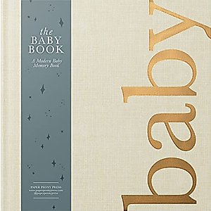 The Baby Memory Book: Beautiful Modern Baby Book and Scrapbook for Baby's First Years to Track Special Moments, Milestones and Growth from Pregnancy to First 5 Years
