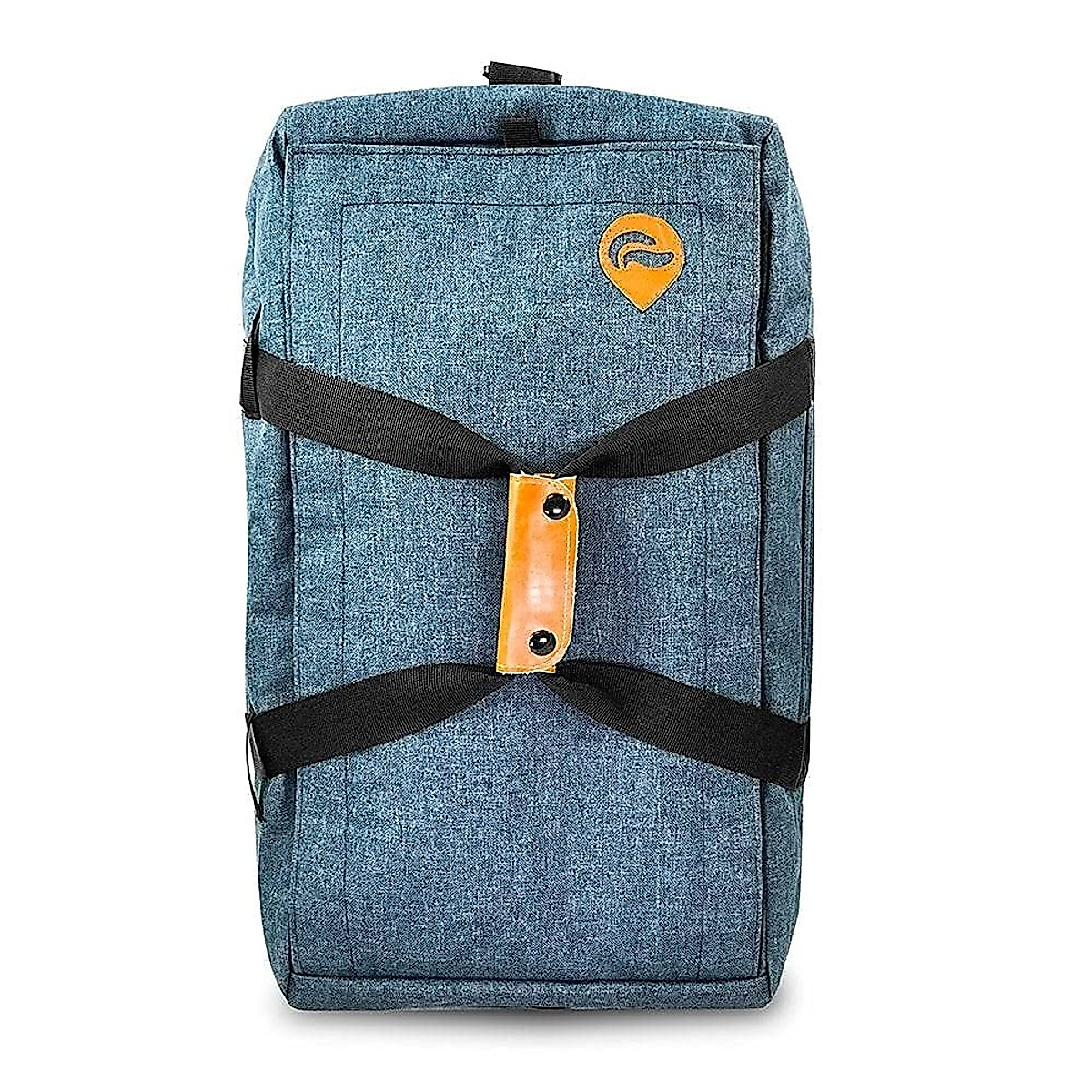 Skunk Hybrid Backpack/Duffle - Smell Proof - Water Resistant - Hydroponics- with Combo Lock (Navi Denim) US Patent Number D819327