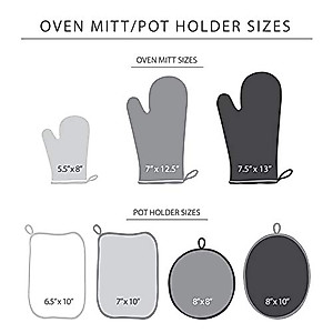 KitchenAid Beacon Two-Tone Pot Holder 2-Pack Set, 7"x10", Passion Red/Bordeaux 2 Count