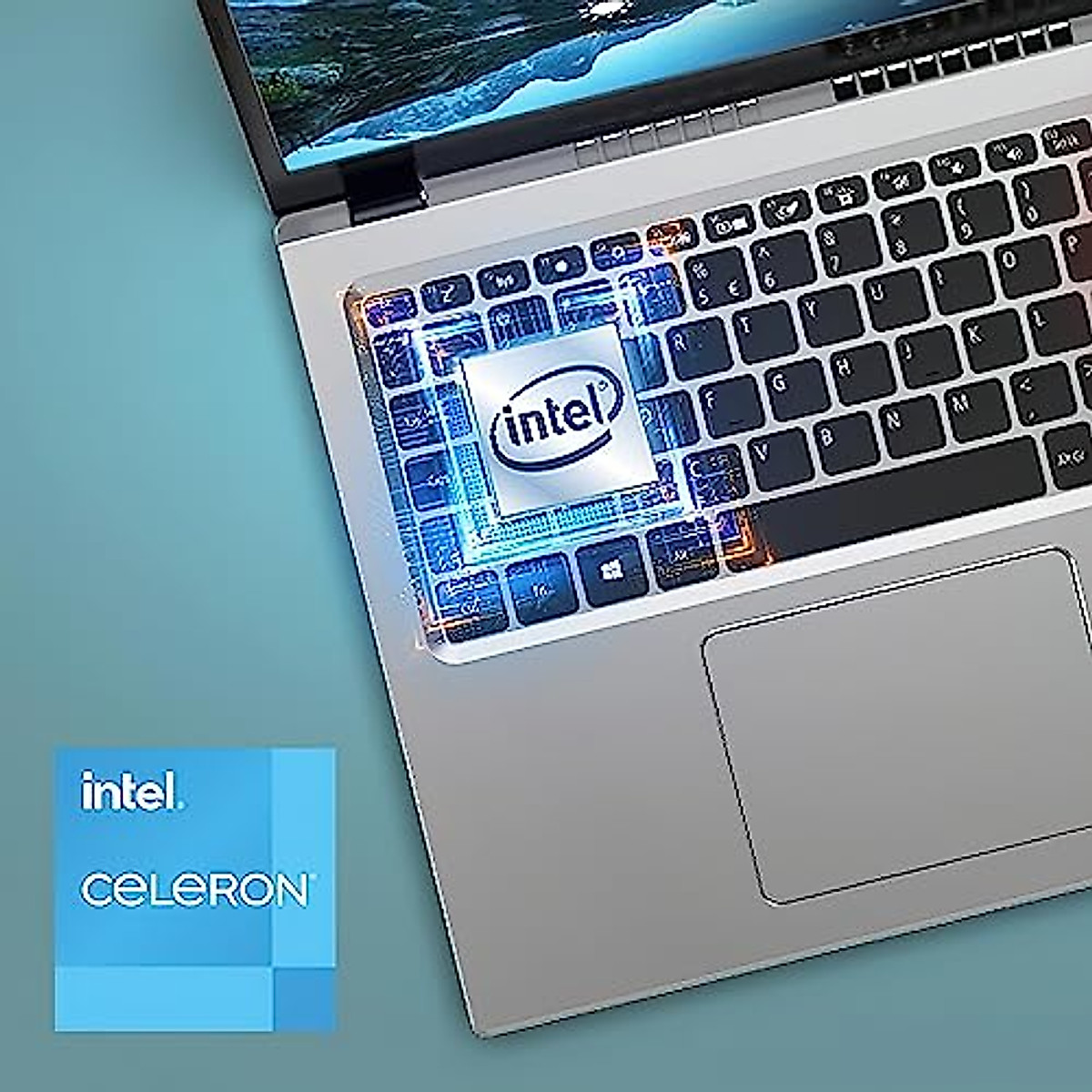 acer 2023 Newest Aspire 1 Slim Laptop, 15.6" FHD Laptop, Intel Celeron Dual-core Processor, 16GB RAM, 128GB eMMC,1-Year Microsoft 365 Personal Subscription,Student, Windows 11 Home S