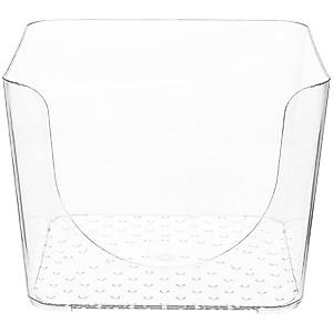 Ipetboom Hedgehog Supplies Hamster Sand Bath Box Acrylic Clear Hamsters Sand Bath Shower Toilet Square Digging Sand Container for Mice Hedgehog Squirrel Gerbils Hamster Accessories