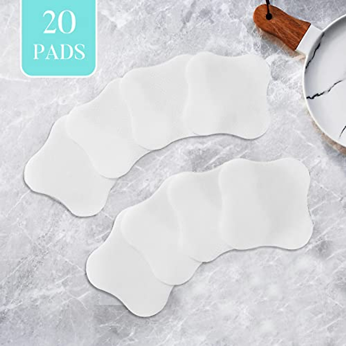 Frienda 20 Pieces Soothing Gel Pads Adjusting Hydrogel Reusable Pads Breastfeeding Essentials Nursing Pads Breast Pads Cooling Relief for Moms Sore Nipples from Pumping or Nursing