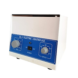 Soiiw Electric Lab Benchtop Centrifuge Machine,Low-Speed 4000rpm Speed Control Centrifuge Machine 6 Tubes x 20ml with Timer 0-60min