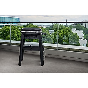 Weber Lumin Outdoor Electric Barbecue Grill, Black - Great Small Spaces such as Patios, Balconies, and Decks, Portable and Convenient