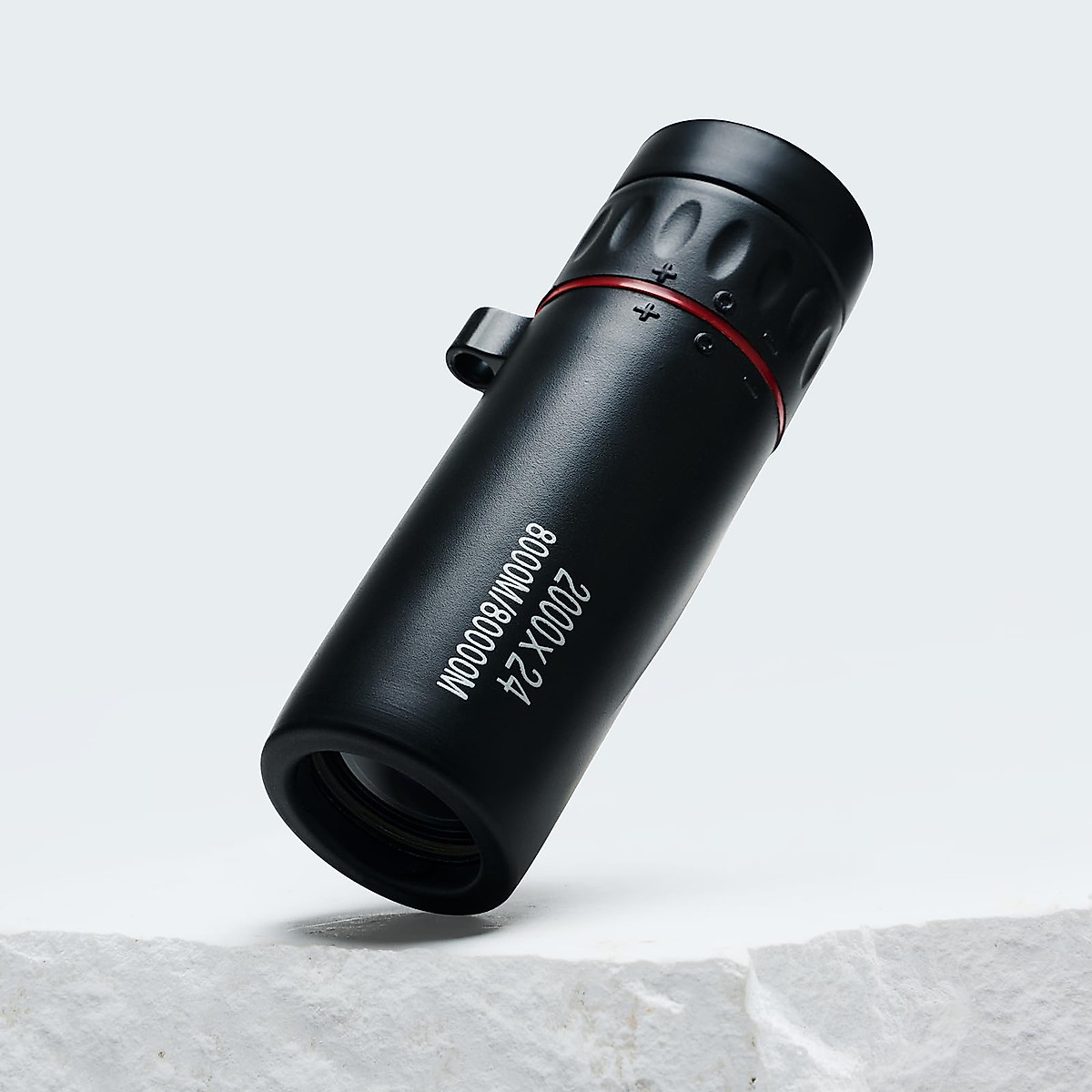 Mini Monocular Telescope Focusing Optical Binoculars Waterproof and Non-Slip Monoculars for Adults, Black