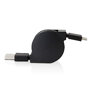 BoxWave Cable Compatible with Oculus Quest - miniSync - USB-A to USB Type-C, Retractable Cable - USB-A to USB Type-C for Oculus Quest