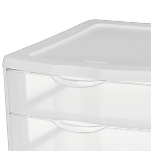 Sterilite ClearView 3 Storage Drawer Organizer