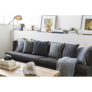 Hauteloom Herndon Sea Grass Jute Rug - Natural Fiber Sisal Area Rug - Natural Farmhouse Look Carpet - Rattan Wicker Look Carpet - Brown - 6' x 9'