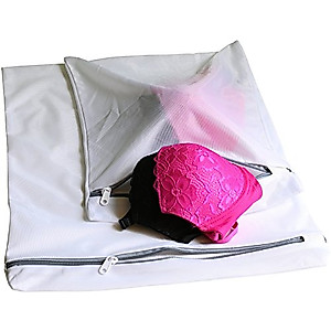 Simple Houseware Laundry Bra Lingerie Mesh Wash Bag (2 Large & 3 Medium)