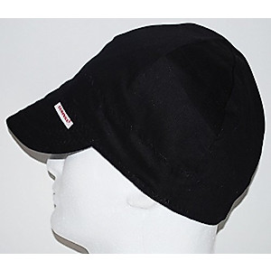 Comeaux Caps Reversible Welding Cap Solid Black 7 5/8 (3)
