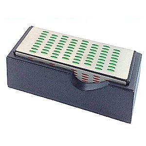 Knife Sharpener Sharpening Stone Kitchen 4 Sided Diamond Hone System Sharpen Steel Whetstone New
