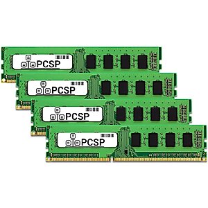 PC Server and Parts PCSP 32GB RAM (4X 8GB) PC3-10600R ECC Registered DDR3 1333Mhz Memory (Renewed)