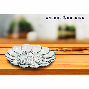 Anchor Hocking Company 10" Presence Egg Plate