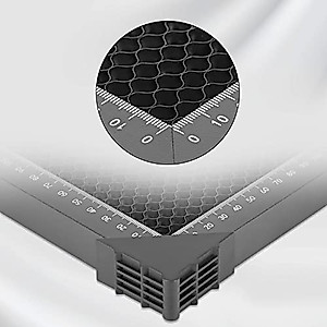 OUYZGIA Honeycomb Laser Bed 500x500mm Steel Honeycomb Board Cutting Table for Laser Cutter Engraver, Honeycomb Working Table with Metal Base (19.68” x19.68”)