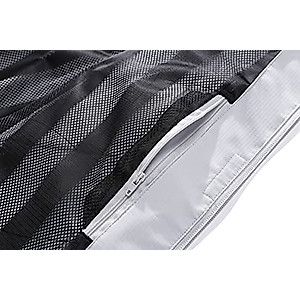 OTU Women's Waterproof Rain Jacket Lightweight Hooded Raincoat for Hiking Travel Outdoor Light Gray L