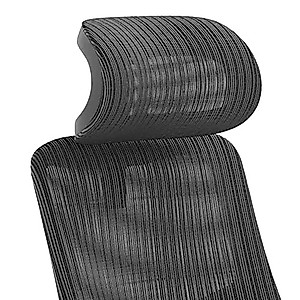 Truweo Ergonomic Executive Office Chair - Big and Tall with Inline Skate Caster Wheels – Heavy Duty Lumbar Support High Back with Premium Gas Lift