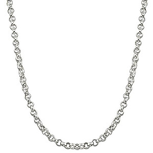 IceCarats 925 Sterling Silver 6.75mm Cable Link Chain Belcher Necklace 18 inch