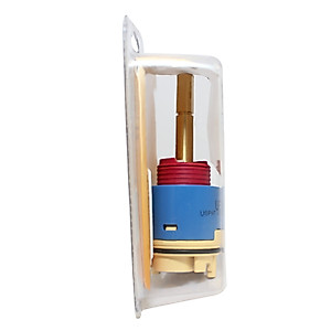 Danco 10670 Cartridge, For Use With Aqua source/Glacier Bay Single Handle Faucets, Plastic, No Size, Brass
