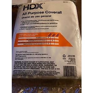 Trimaco 09961/6 Polyolefin Coveralls White XL 1 Pk