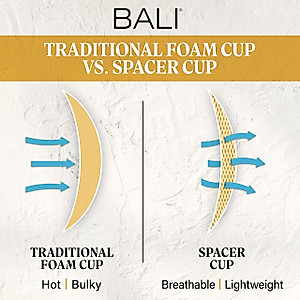 Bali Women's One Smooth U Posture Boost W/Eversmooth Back Underwire Bra, Nude, 40D