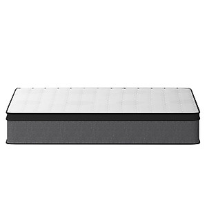 EMMA + OLIVER Astor Euro Top Hybrid Mattress - King Size - Individual Pocket Springs - Certi-PUR US Certified Foam - Pressure Relieving - Mattress in a Box