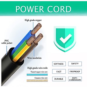 CJP-Geek AC Adapter Compatible with Yamaha PSR-73 PSR-75 PSR-78 PSR-6 PSR-31 PSR-28 PSR-280 PSR-273 Portable Grand Keyboard Power Cord Supply