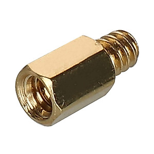 HanTof 6-32 Brass Motherboard Standoffs,ATX Case Standoffs, ATX Standoff for ATX Computer Case - 20 Pack