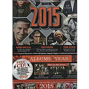 CLASSIC ROCK MAGAZINE, 2015 THE BEST OF THE YEAR JANUARY, 201 ISSUE NO.218 FREE CD INCLUDED ( PLEASE NOTE: ALL THESE MAGAZINES ARE PET & SMOKE FREE MAGAZINES. NO ADDRESS LABEL. (SINGLE ISSUE MAGAZINE.)