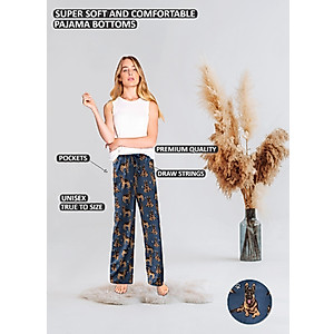 Collections Etc E & S Imports Women's German Shepherd Dog Lounge Pants- Dog Pajama Pants Bottoms - X-Large