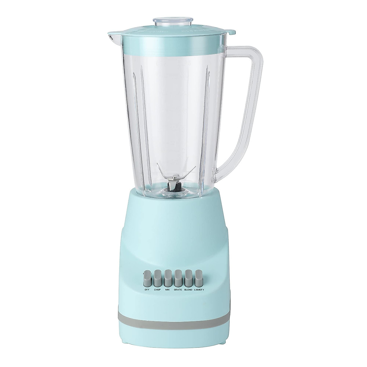 6 Speed Blender with 48 ounce Jar,1.5L jar,Aqua Sparkle