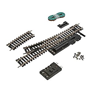 Life Like Code 100 Nickel Radius Remote Control Right Hand Turnout Toy, Silver, 18
