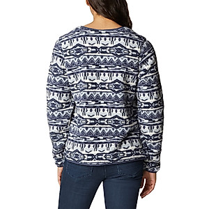 Columbia Women's West Bend Crew, Nocturnal 80S Stripe Print, Medium