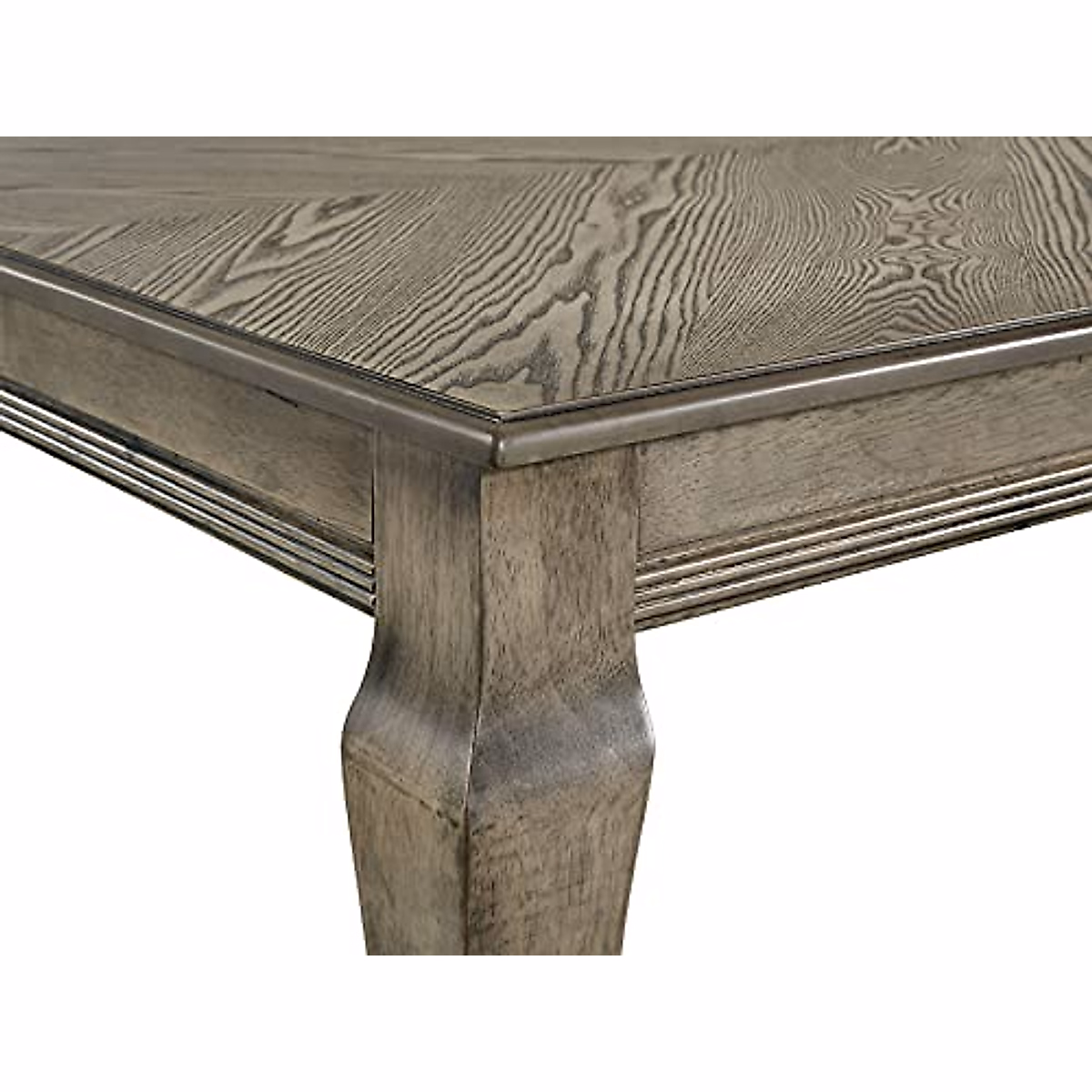 Liveasy Furniture Dining Table Set for 6 with Chairs, Dining Room Table Set with Tufted Dining Chairs, Kitchen Table Set for 6