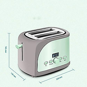 CZDYUF Stainless Steel Bread Maker Electric Toaster Cake Toast Sandwich Oven Grill 2 Slices Automatic Breakfast Baking Machine