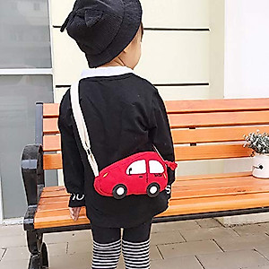 Suillty Kids Toddlers Cute Mini Car Shape Crossbody Bag Little Boys Girls Small Coin Purse Wallet Shoulder Handbags