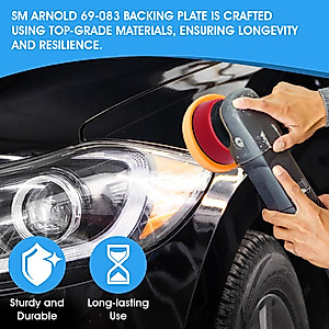 SM Arnold 3" Micro Hook Backing Plate with 5/8" - 11 Thread [69-083]