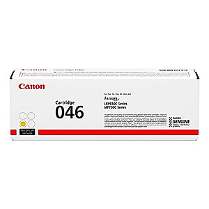 Canon 046 Toner Cartridge ImageCLASS LBP654Cdw, LBP654Cx, MF731Cdw, MF733Cdw, MF735Cdw - High Yield Black and Standard Yield Cyan, Magenta and Yellow - 4 Pack in Retail Packaging