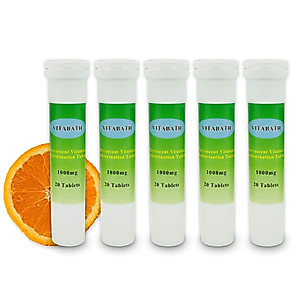 LIFEES BATH Dechlorination Tablets Vitamin C Effervescent, Pool, Shower 20tablets (5)