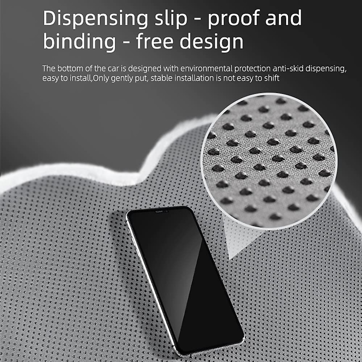 CNAMOY Gel Seat Cushion Warm Office Chair Cushion for Long Sitting Orthopedic Cushion for Butt, Tailbone, Sciatica, Coccyx & Back Pain Relief Chair Pads for Car, Wheelchair, Home, Long Trips - Grey