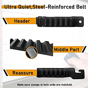 Upgraded 41A5250-2 Drive Belt Garage Door Opener, 307'' Drive Belt for 10ft Garage Door Compatible with Liftmaster/Chamberlain/Sentex/Whisper Belt Drive