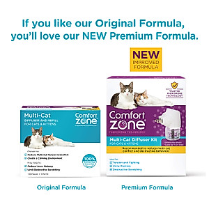Comfort Zone Basic Multicat Diffuser Refill for Cat Calming, Single Refill (100526066)