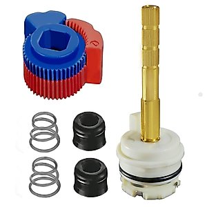 ALITZ Compatible with Danze DA603567 Round Stem Washerless Cartridge for Glacier Bay and Pegasus　Single Handle Tub & Shower Faucets with Temperature Limit Stops ＆ seats & springs - ADA compliant