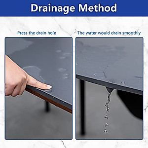 Under Sink Mat 34 x 22 Inch for Kitchen, Silicone Watrproof Under Sink Liner Kitchen Cabinet Shelf Protector Sink Drip Tray Bathroom Cabinet Undersink Mat