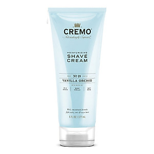 Cremo Vanilla Orchid Moisturizing Shave Cream, Astonishingly Superior Ultra-Slick Shaving Cream for Women Fights Nicks, Cuts and Razor Burn, 6 Fl Oz