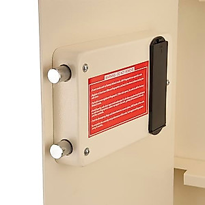 Barska Biometric Fingerprint Digital Security Hidden In Wall Safe Between Standard Wall Studs 0.83 Cu Ft - Left Opening