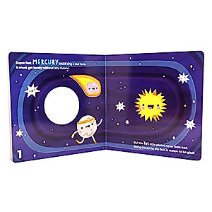 8 Little Planets: A Solar System Book for Kids with Unique Planet Cutouts