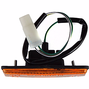 Evan Fischer Side Marker Set Compatible With 1982-1983 Toyota Pickup, Fits 1982-1985 Celica, Fits 1986 Supra, Mounted On Fender Side With bulbs Front Driver and Passenger Side TO2551104 TO2550104