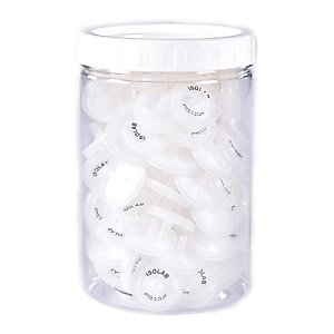 ISOLAB USA - Syringe Filters PTFE Membrane 25mm Diameter 0.22 um Pore Size Non Sterile Pack of 100. Water, Chemicals and Beverage Filtration.