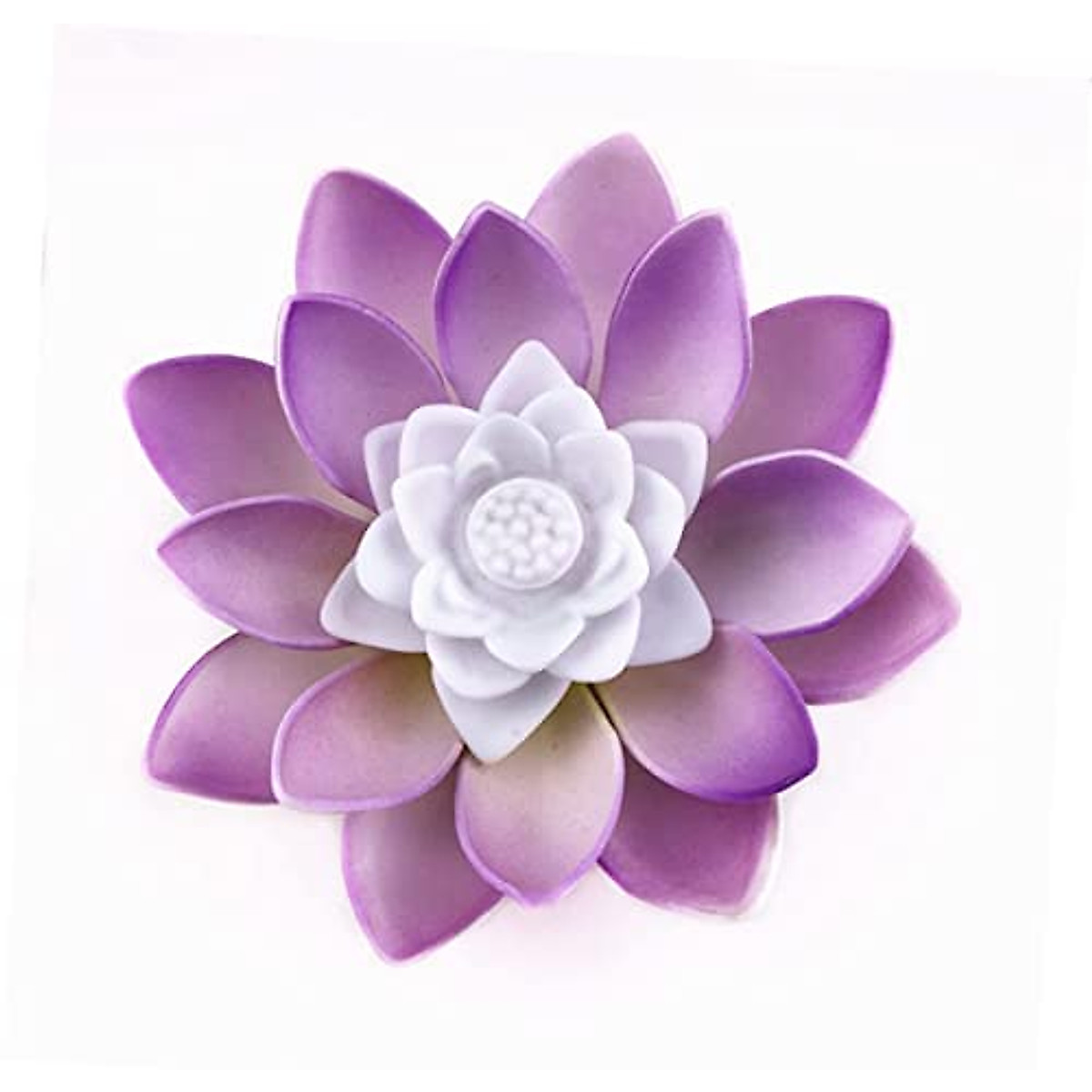 JAVAJU 4pcs Wedding Decor Floating Pond Lights Flower Floating Lights Fleur De Lis Decor Lilly Pads Flower Pool Light Chinese Wedding Decoration Floating Flowers for Pool Buddha Lamp Lily