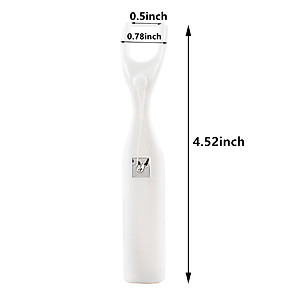 Zorvo Dental Floss Holder Introfloss Ultra Clean Access Flosser Oral Dental Flosser Interdental Brush Floss Holder 50 Meter Flosses